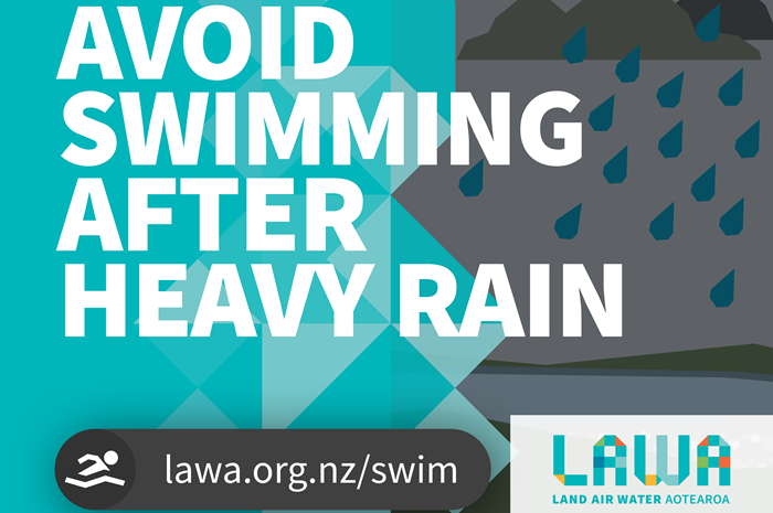 Swimmers advised to take care before diving in after rainfall ...